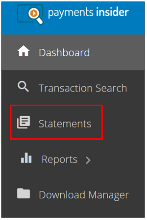 How to View Your Statement on Payments Insider