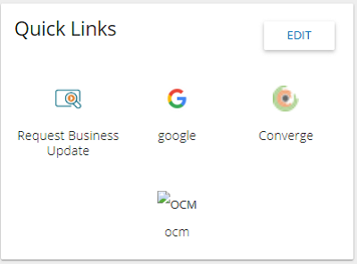Managing Quick Links in Payments Insider