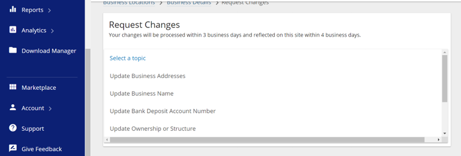 How to Update Your Address on Payments Insider
